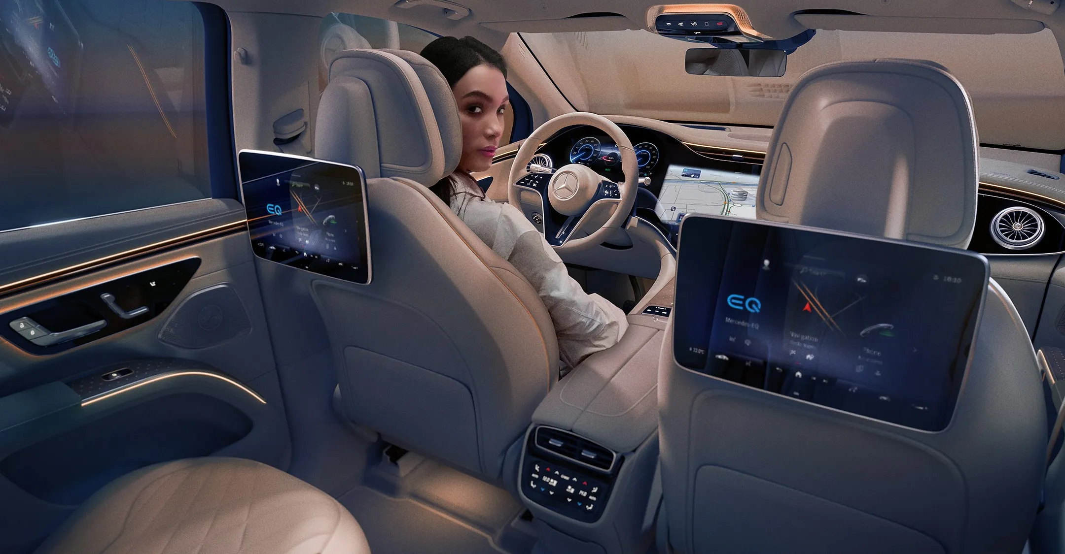 EQS Luxury Electric SUV Mercedes Benz Canada